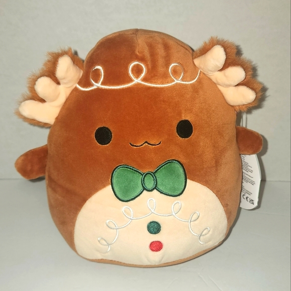 Squishmallows | Toys | Den Gingerbread Axolotl Christmas 223 Original ...
